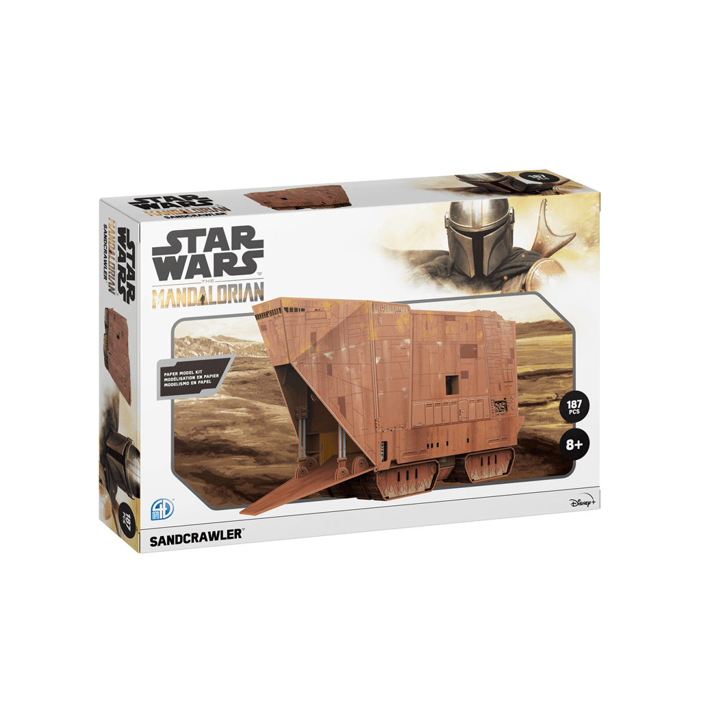 The Mandalorian Sandcrawler Paper Model Kit | 4D Puzzle | 4D Cityscape
